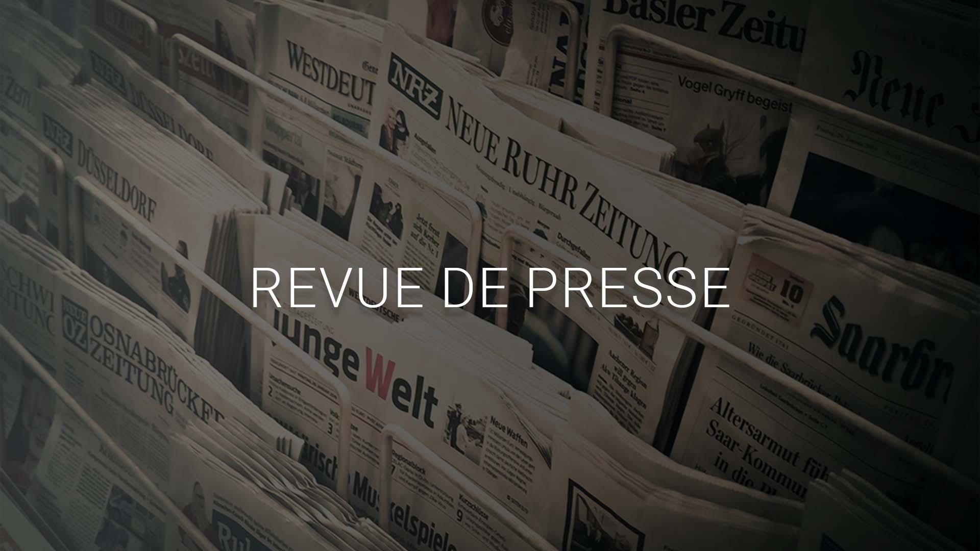 Revue de presse - Kairos